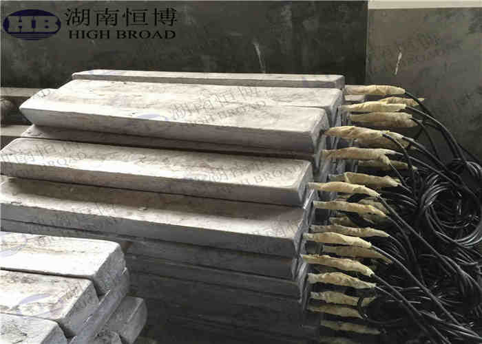 Backfill Magnesium Anodes With AWG PVC / XLPV Cable For Oil Pipelines ...